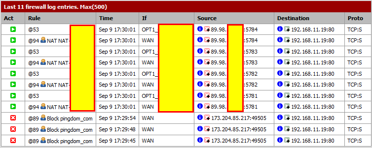 Feature #2629: Changed firewall log to show the applied rule description directly on screen ...
